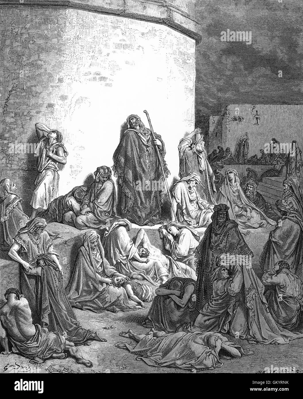 Mourning of jerusalem Black and White Stock Photos & Images - Alamy