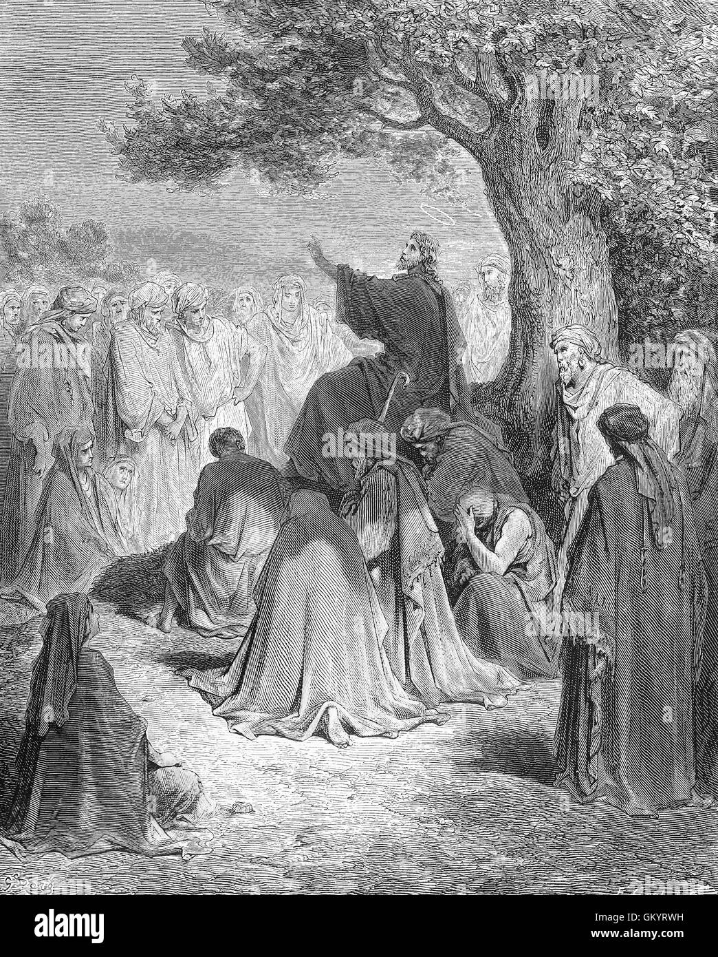 Jesus preaching hi-res stock photography and images - Alamy