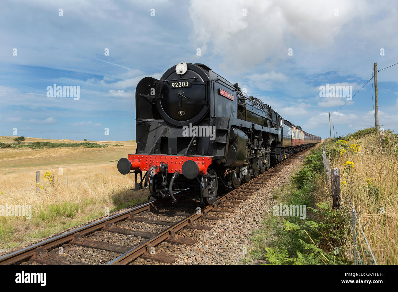 Black prince steam train hi-res stock photography and images - Alamy