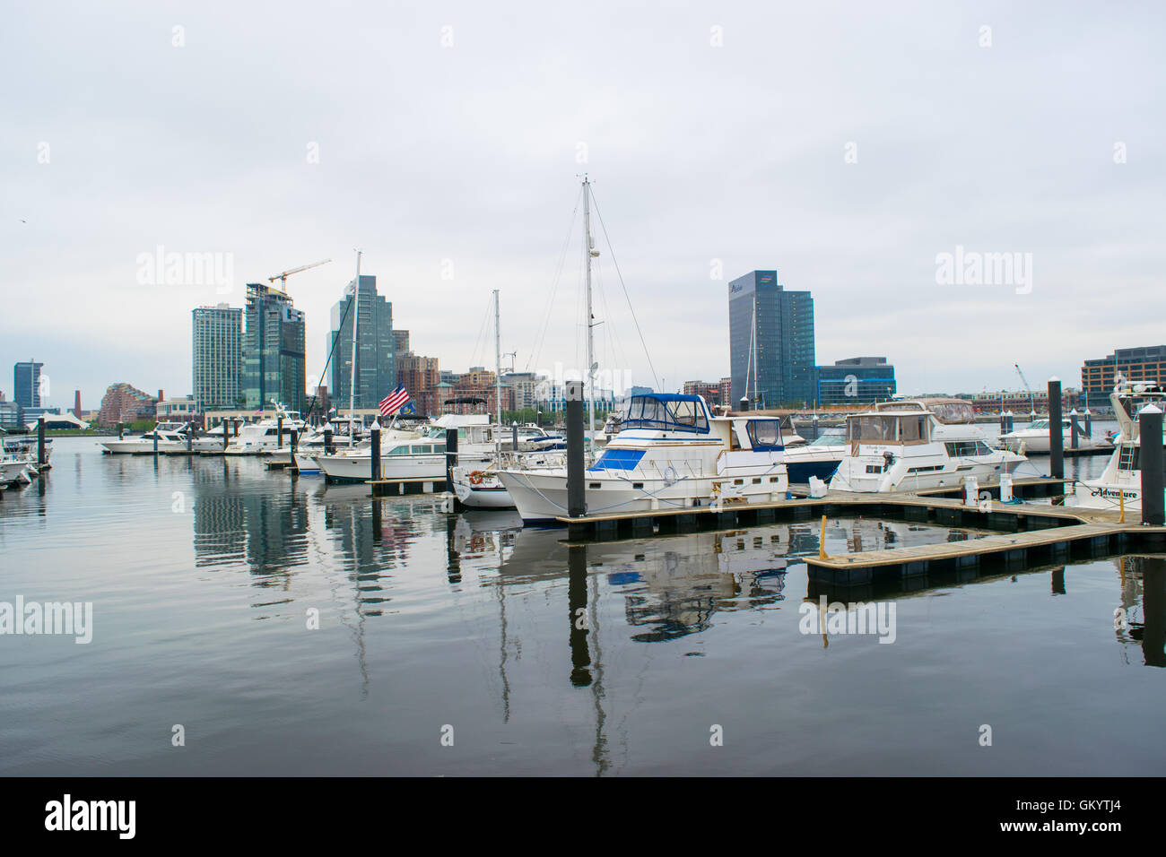 Harbor Area in Fells Point in Baltimore, Maryland Stock Photo - Alamy