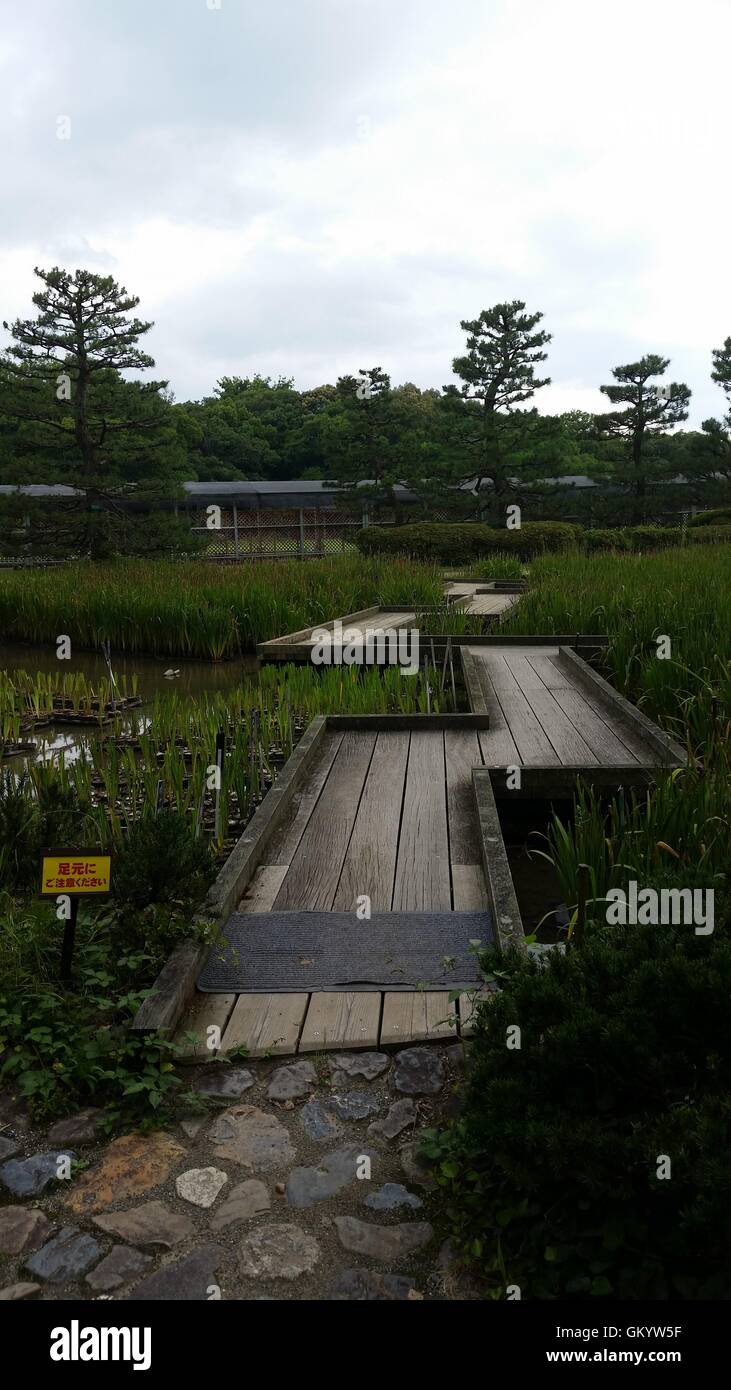 Small bridge in Japan Stock Photo - Alamy