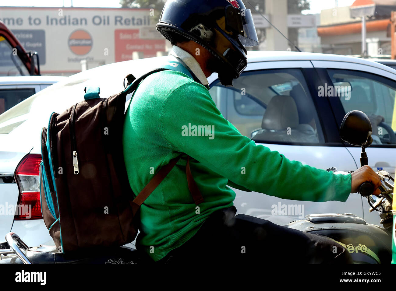 Distracted riding hi-res stock photography and images - Alamy