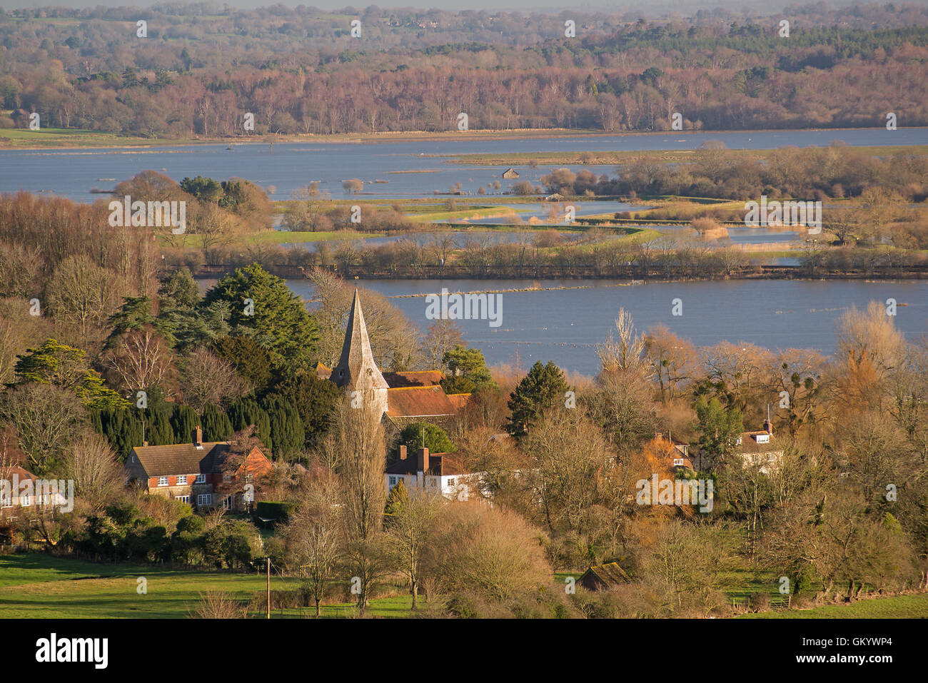 Bury and Amberley Wild Brooks Stock Photo - Alamy