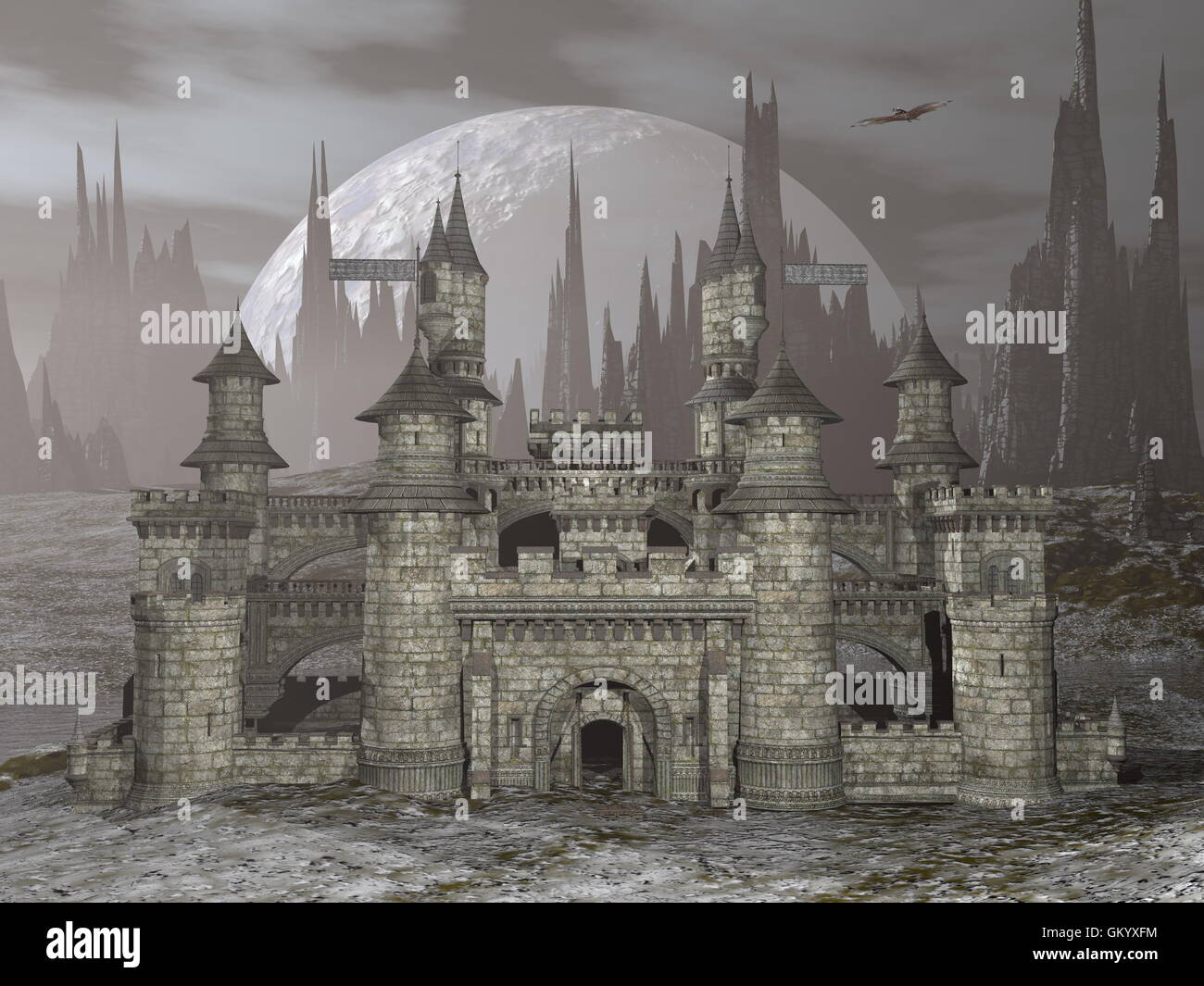 Wonderful 3d Art Castle Amazing 3d Print Medieval Castle And Ceporah
