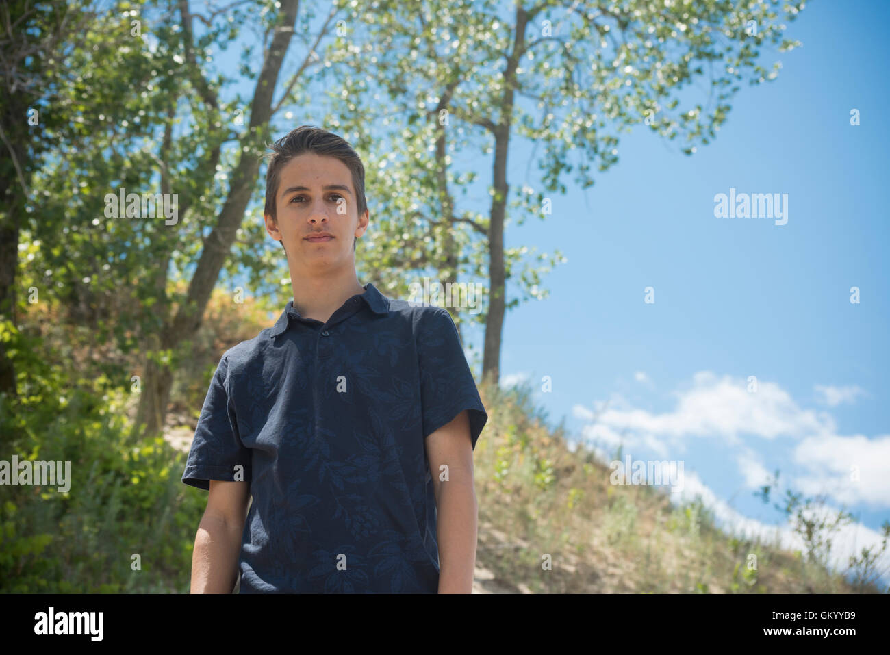 Portrait of a teenager Stock Photo - Alamy