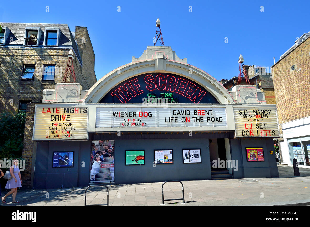 Everyman screen on the green cinema islington london hi-res stock ...