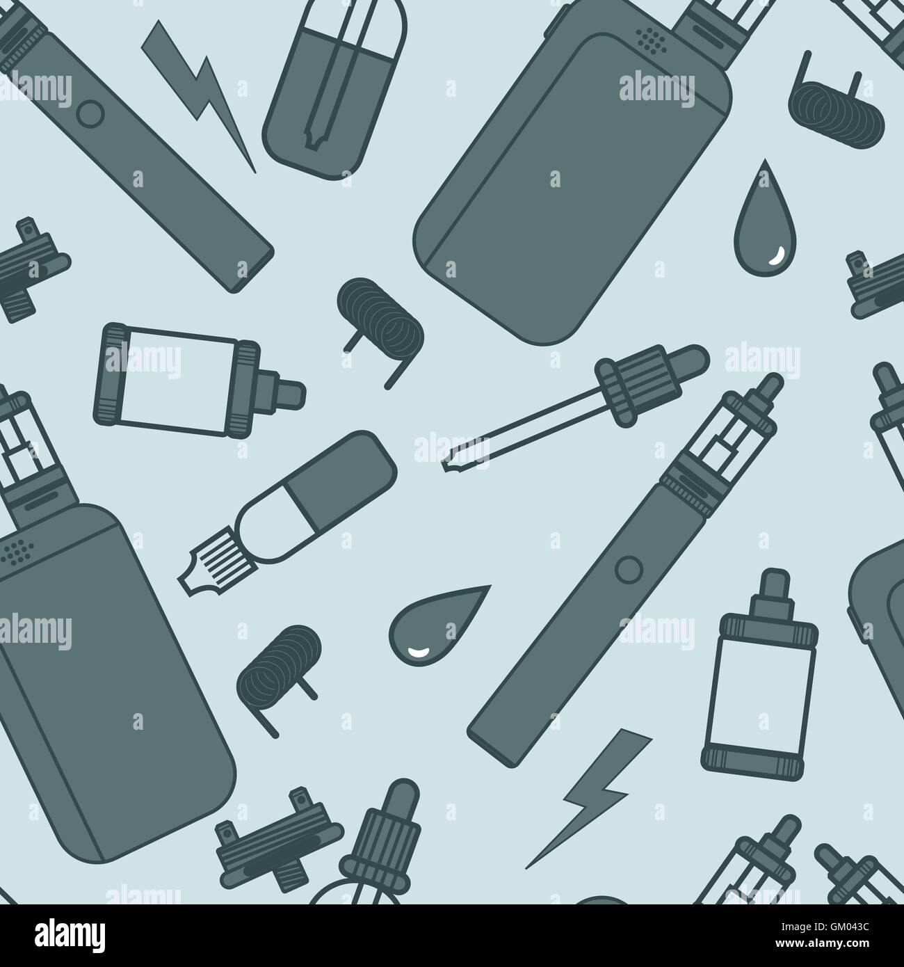 Vector vaping pattern Stock Vector Image & Art - Alamy