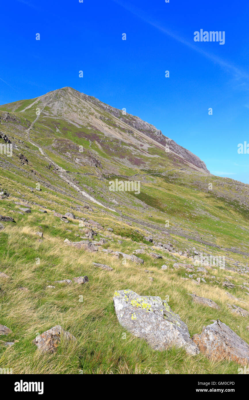 High Crag from Scarth Gap Pass below Haystacks, Buttermere, Cumbria ...