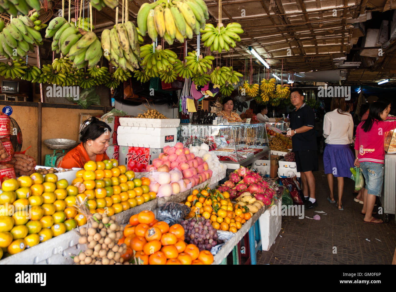 in the market at Siem Reap Stock Photo - Alamy