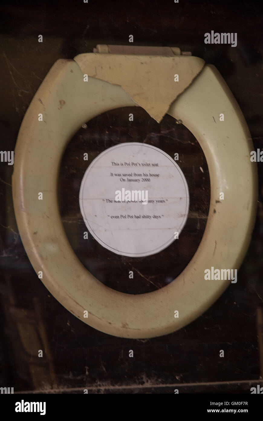 Pol Pot's toilet seat Stock Photo - Alamy