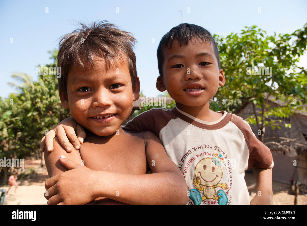 Two little friends Stock Photo - Alamy