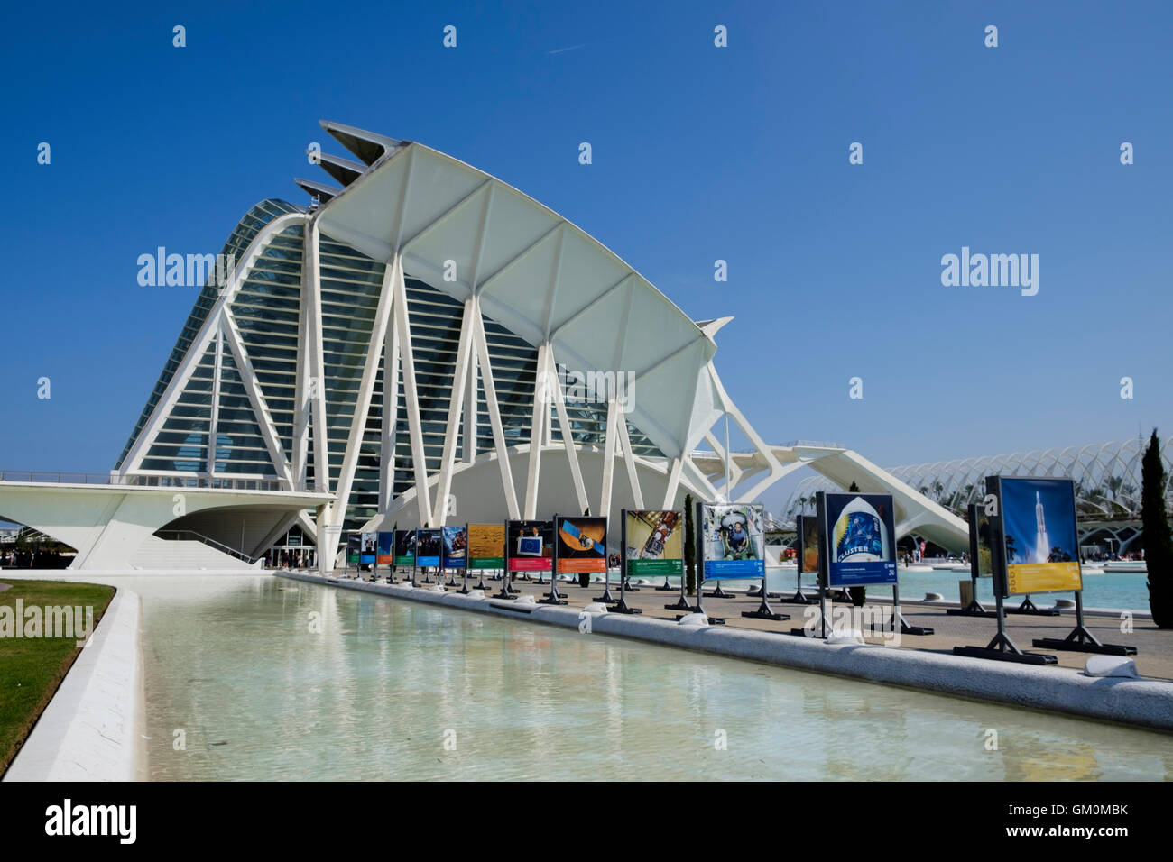 Principe Felipe Science Museum in Valencia Spain Stock Photo - Alamy