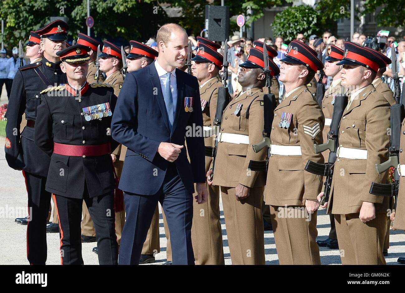 The Duke of Cambridge during a British Forces Germany (BFG) military ...