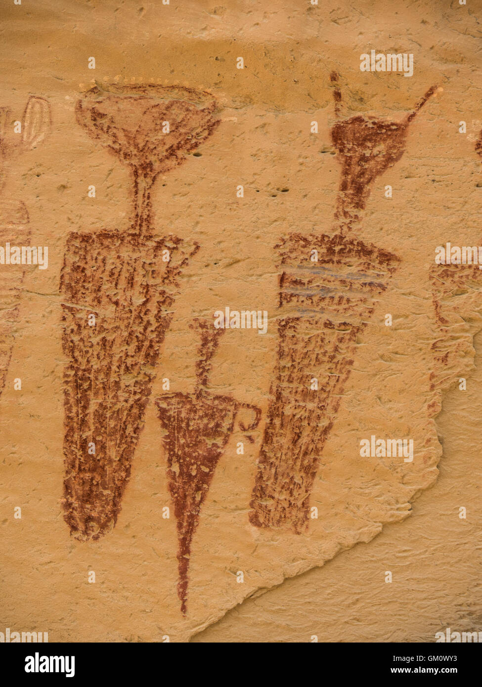 Carrot Men pictograph site, County Road 23 South of Rangely, Colorado ...