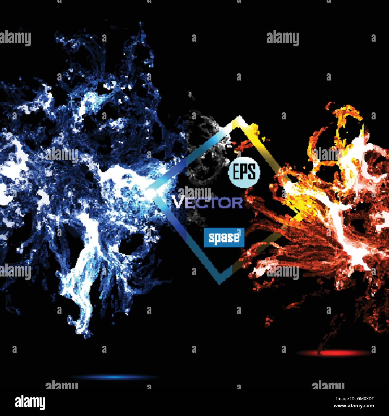 Nature view milky way Stock Vector Images - Alamy