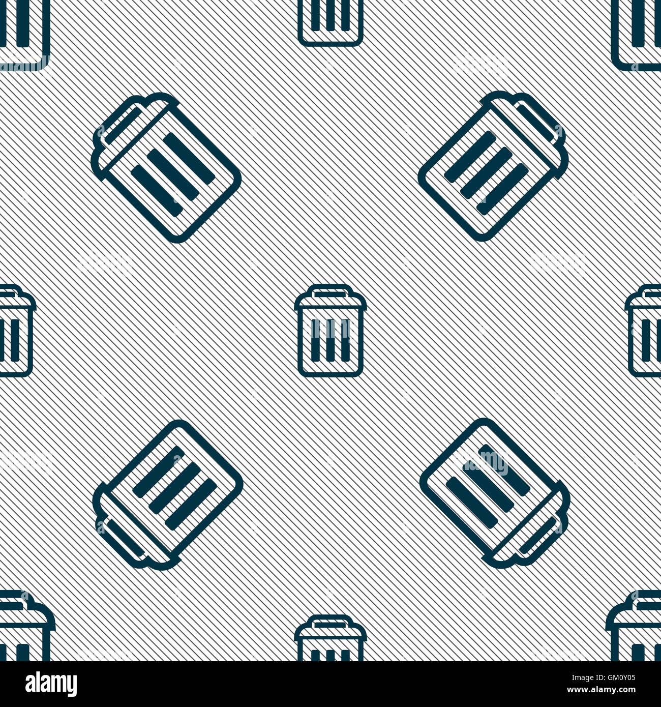Rubbish seamless pattern garbage texture hi-res stock photography and ...