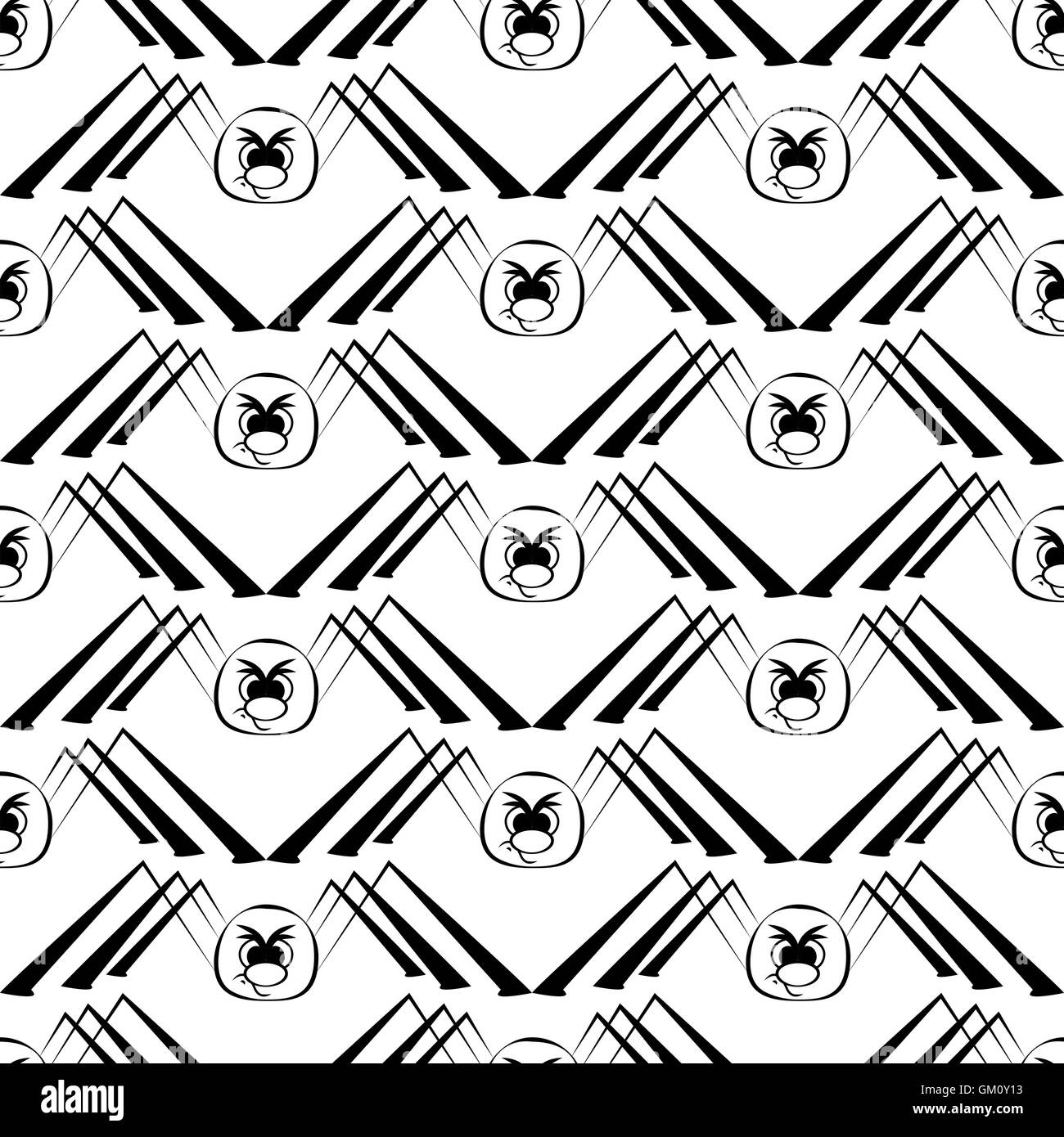 Seamless Pattern With Spider High Resolution Stock Photography and ...