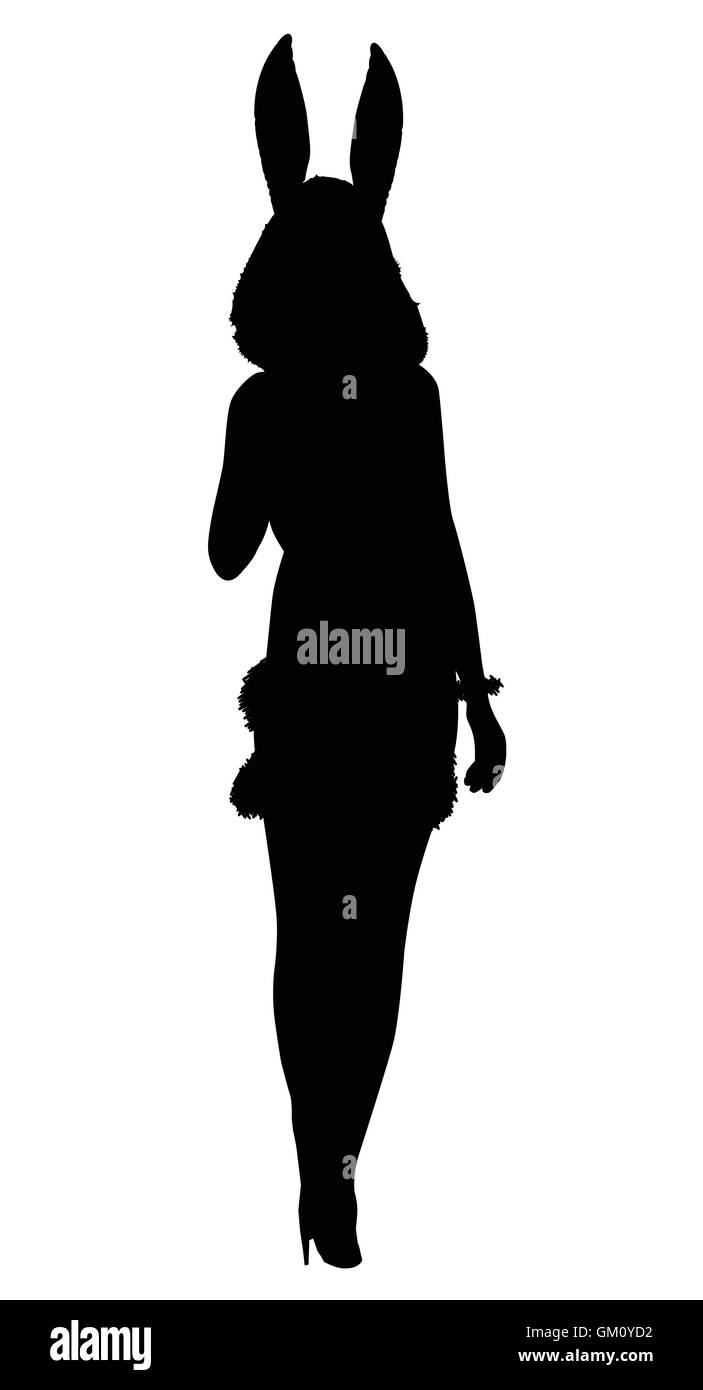 Girl rabbit drawing hi-res stock photography and images - Alamy