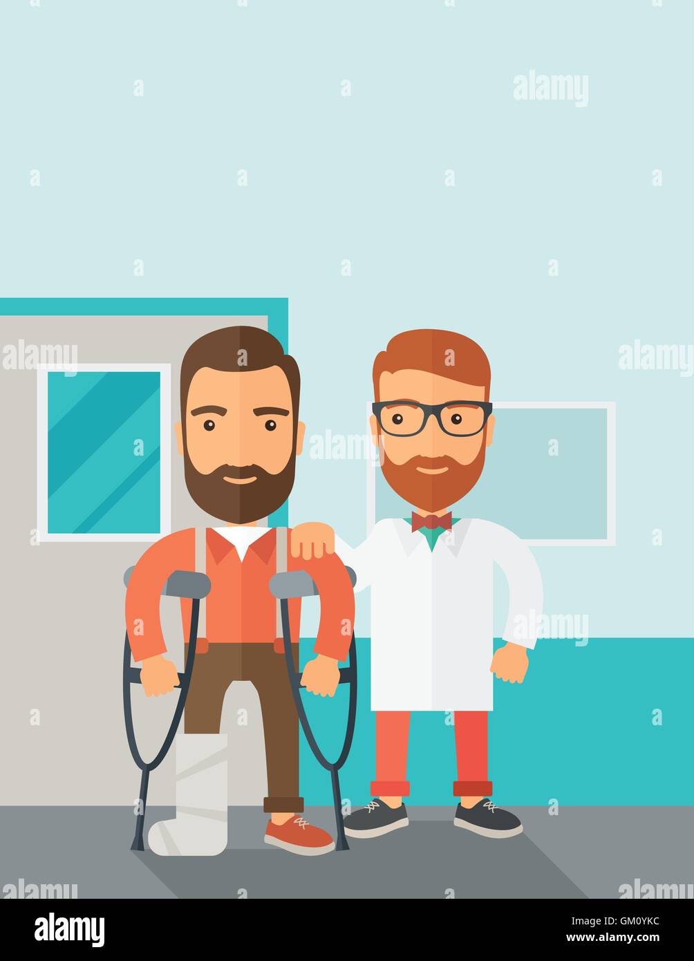 Cartoon illustration man walking arm hi-res stock photography and ...