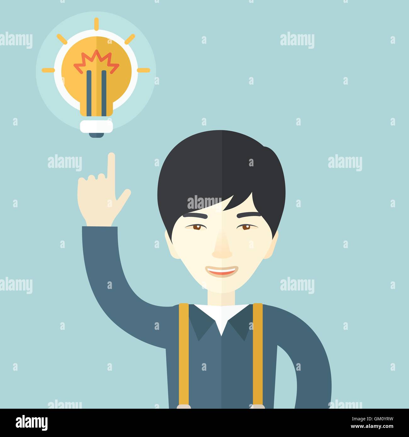 Guy idea Stock Vector Images - Alamy