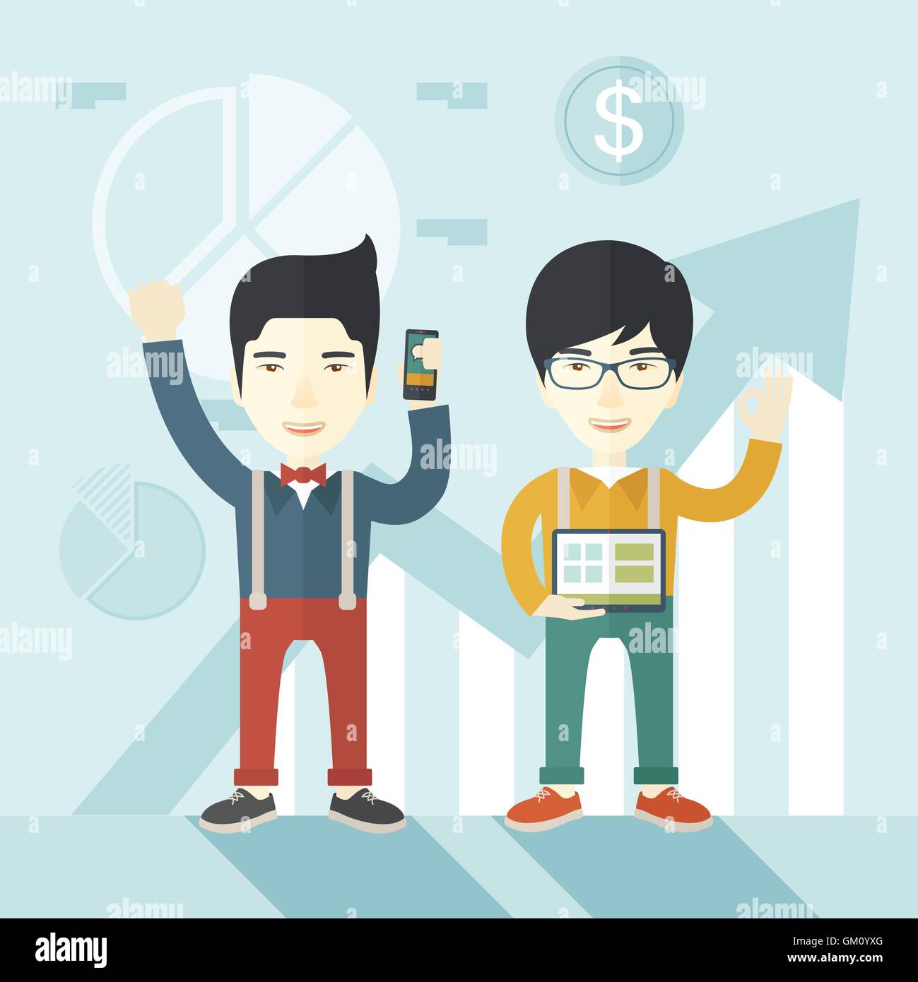 Man up high Stock Vector Images - Alamy