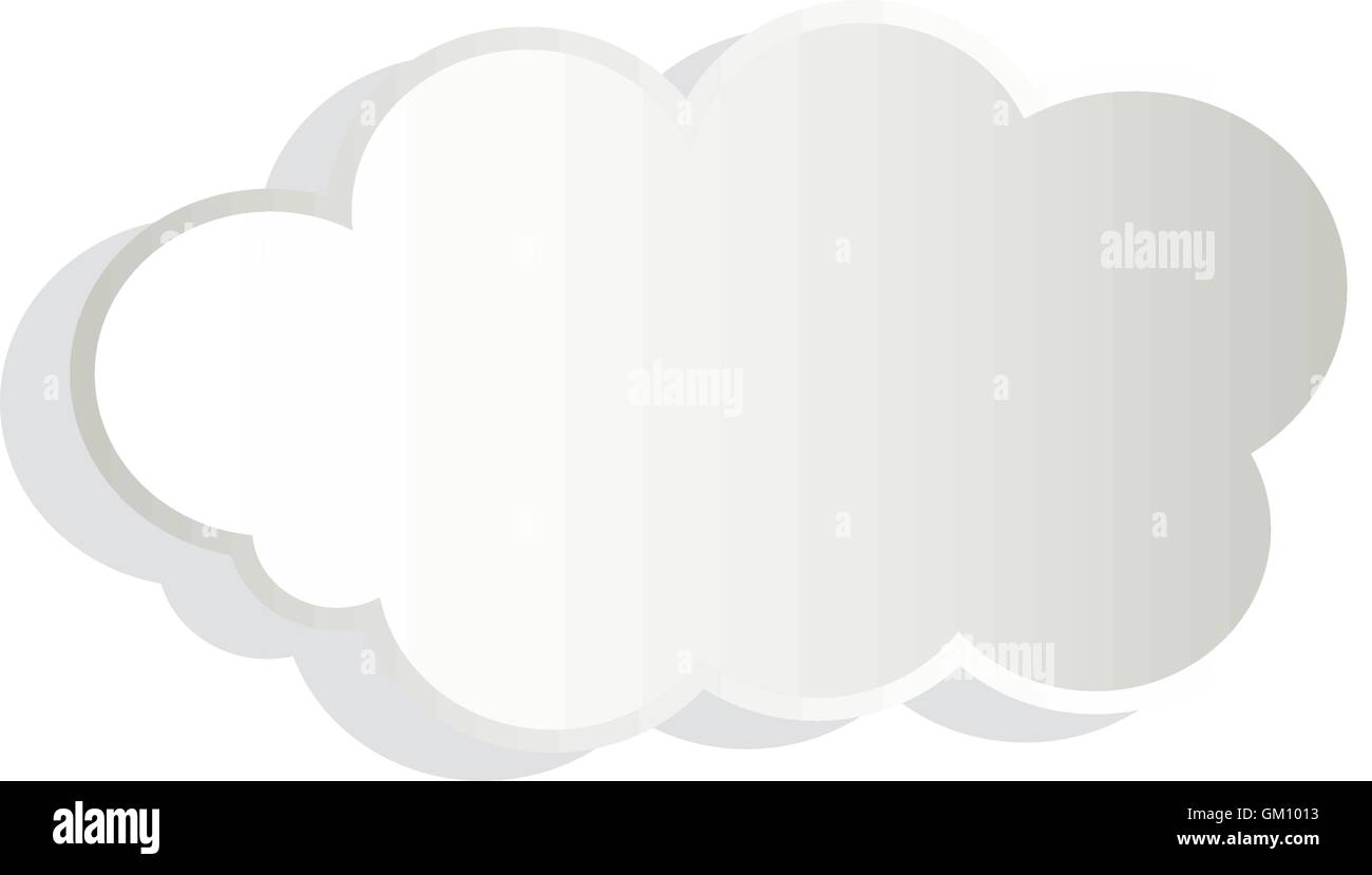 single cloud shape icon Stock Vector Image & Art - Alamy