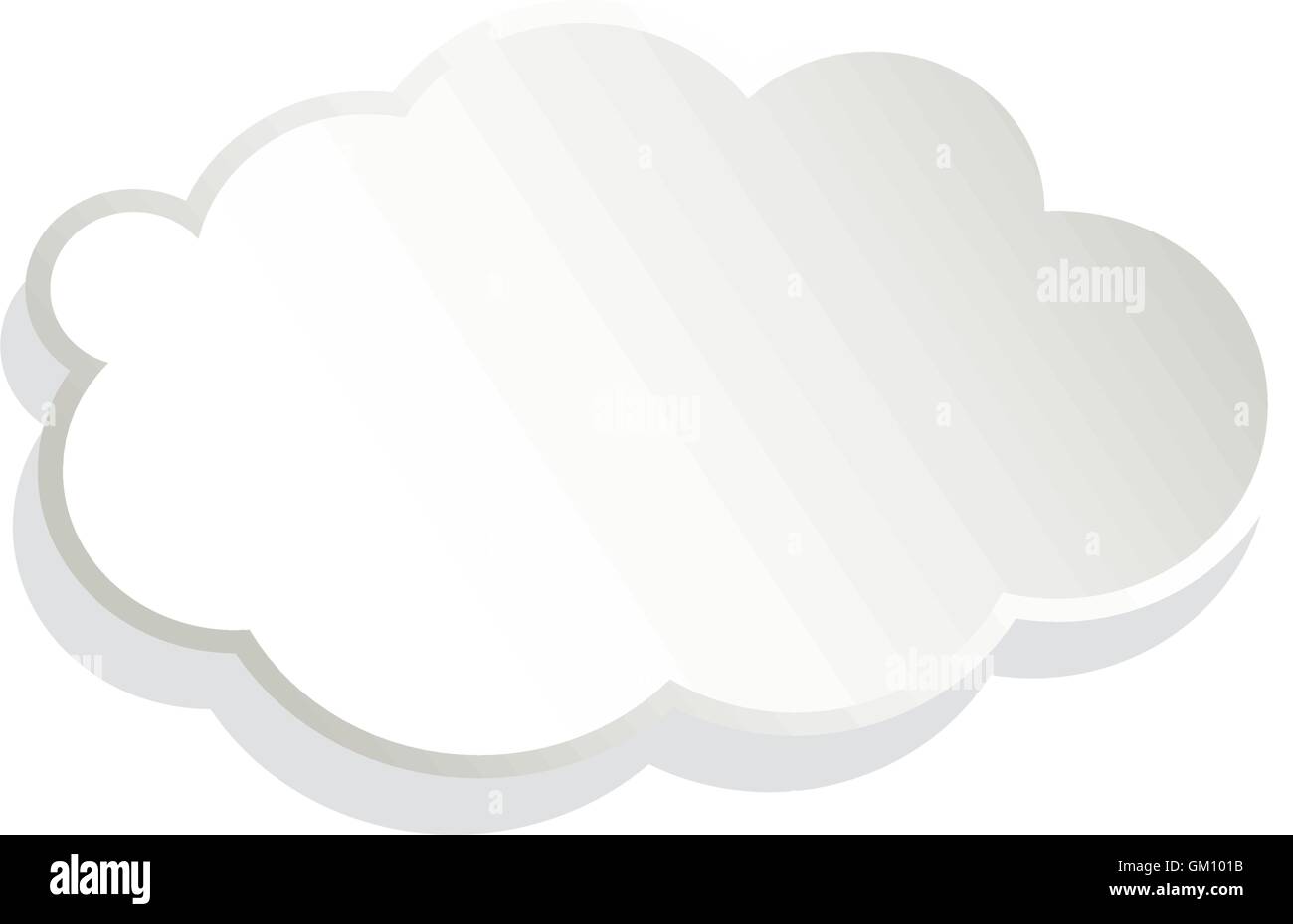 single cloud shape icon Stock Vector Image & Art - Alamy