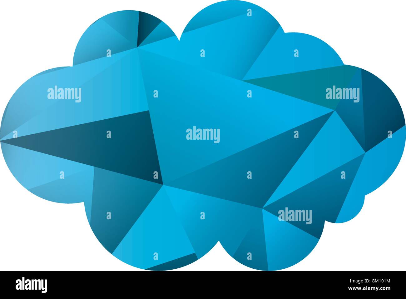 abstract single cloud shape icon Stock Vector Image & Art - Alamy