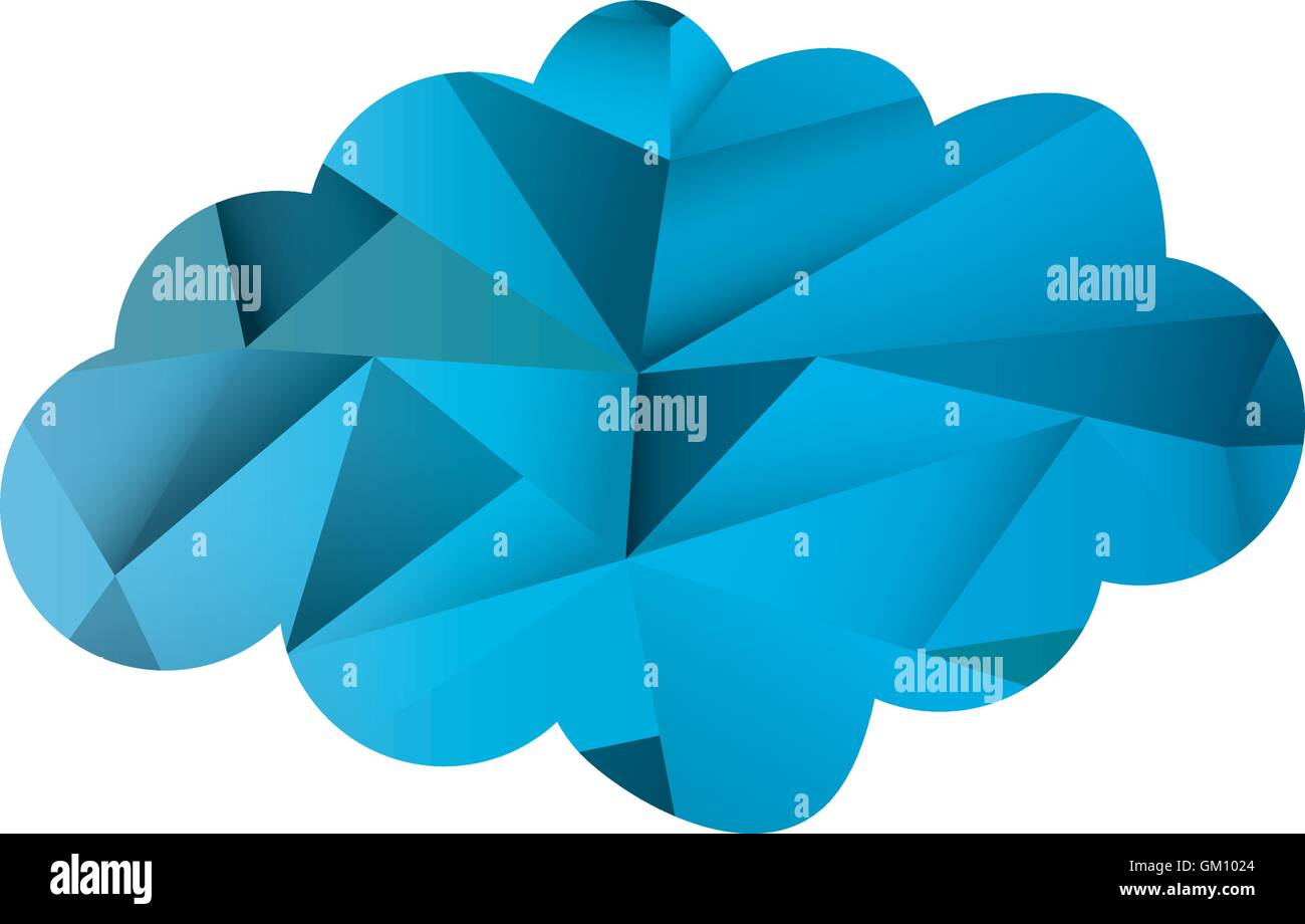 abstract single cloud shape icon Stock Vector Image & Art - Alamy