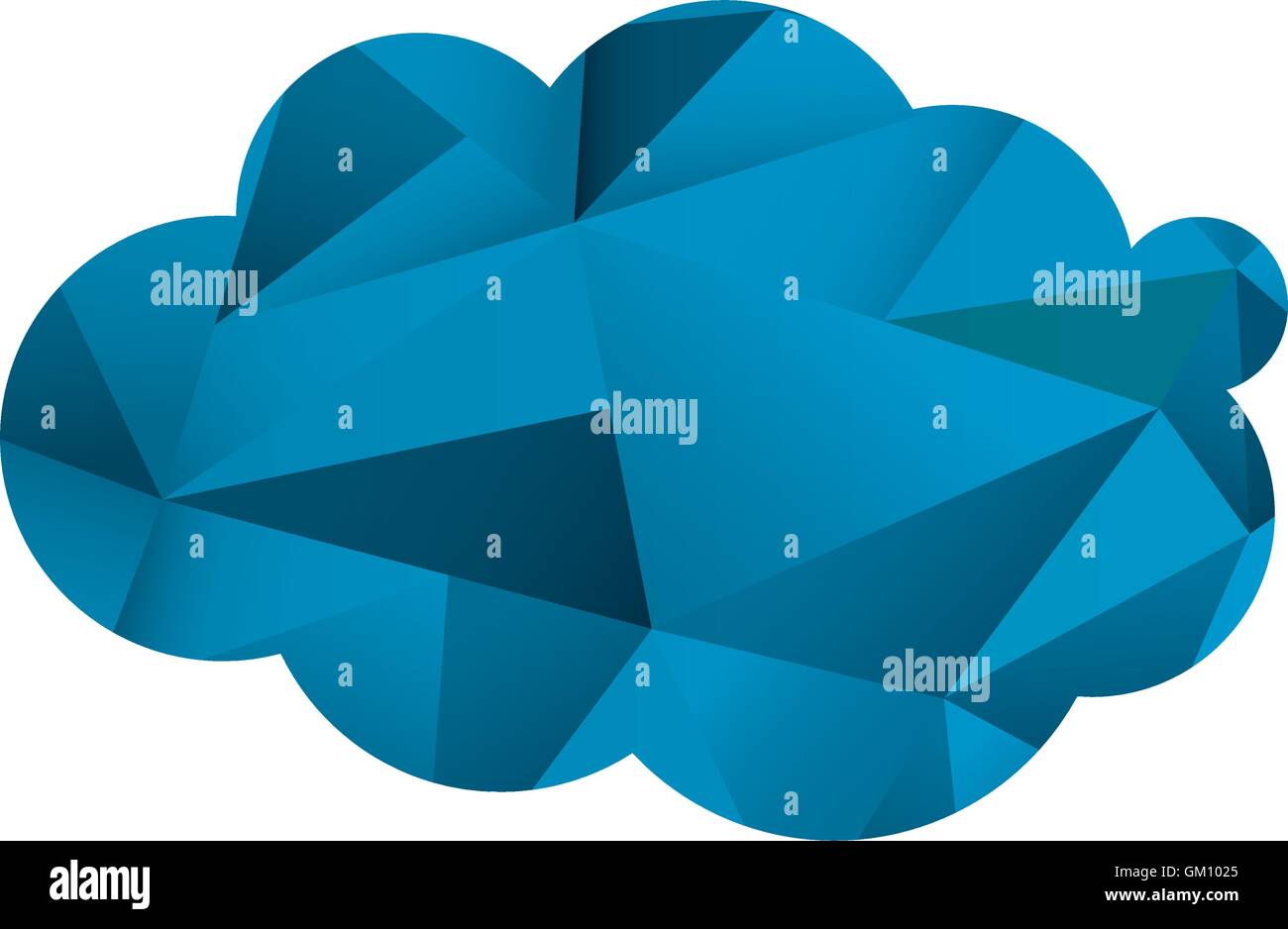 abstract single cloud shape icon Stock Vector Image & Art - Alamy
