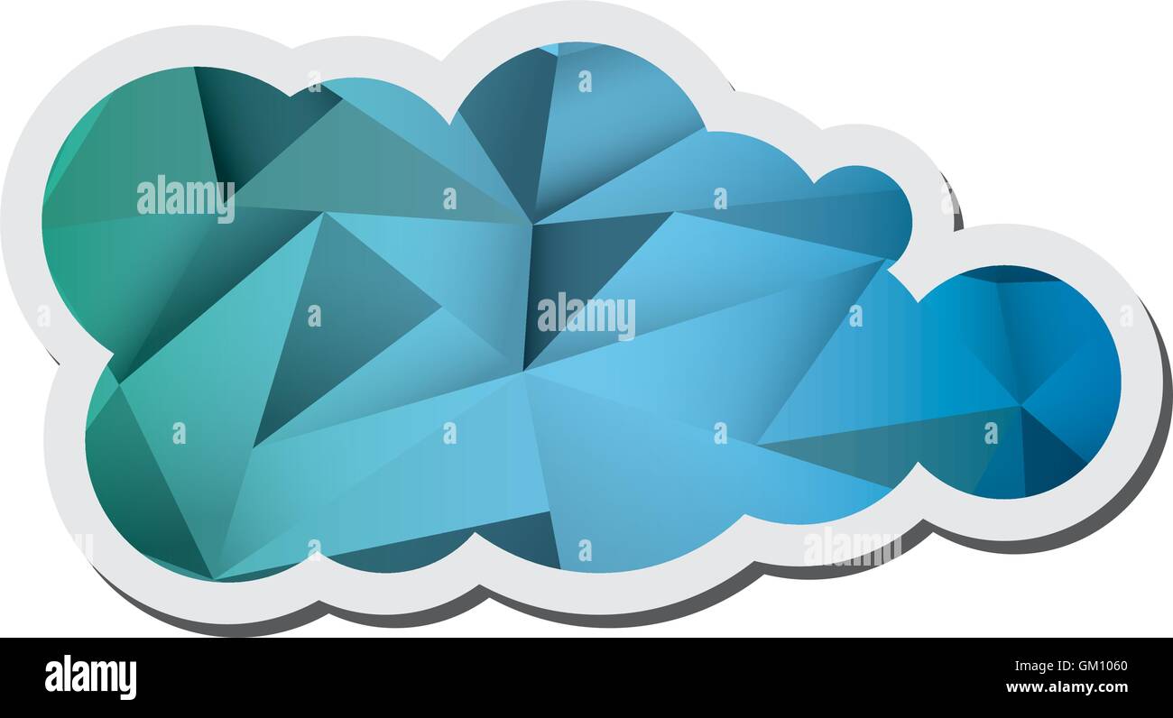 abstract single cloud shape icon Stock Vector Image & Art - Alamy