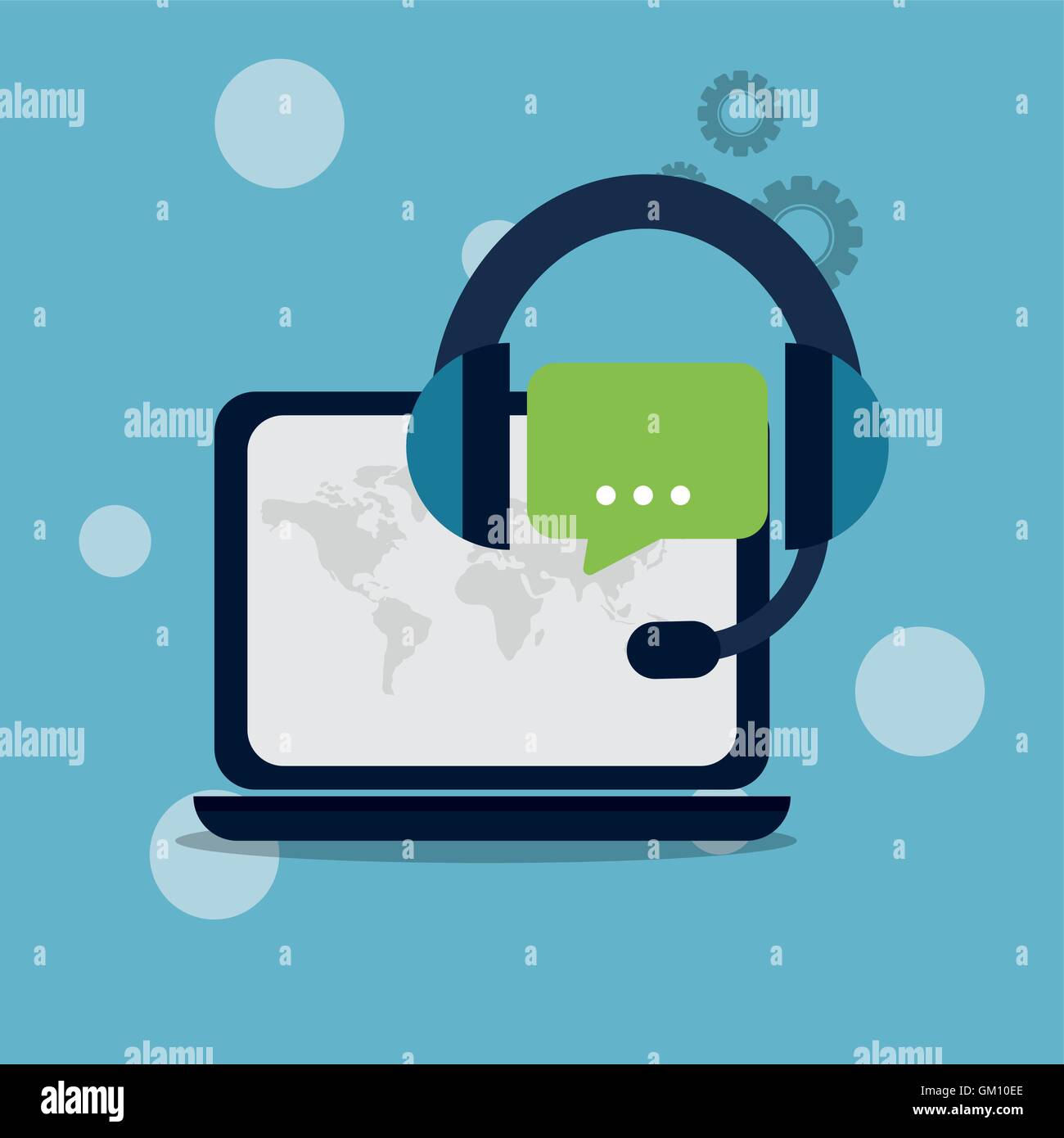 customer service technical service icon set Stock Vector Image & Art ...