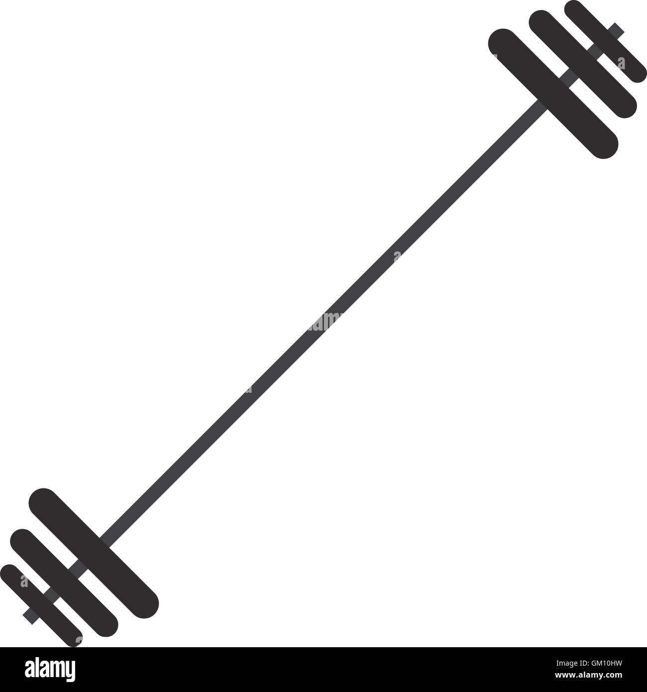 single barbell icon Stock Vector Image & Art - Alamy