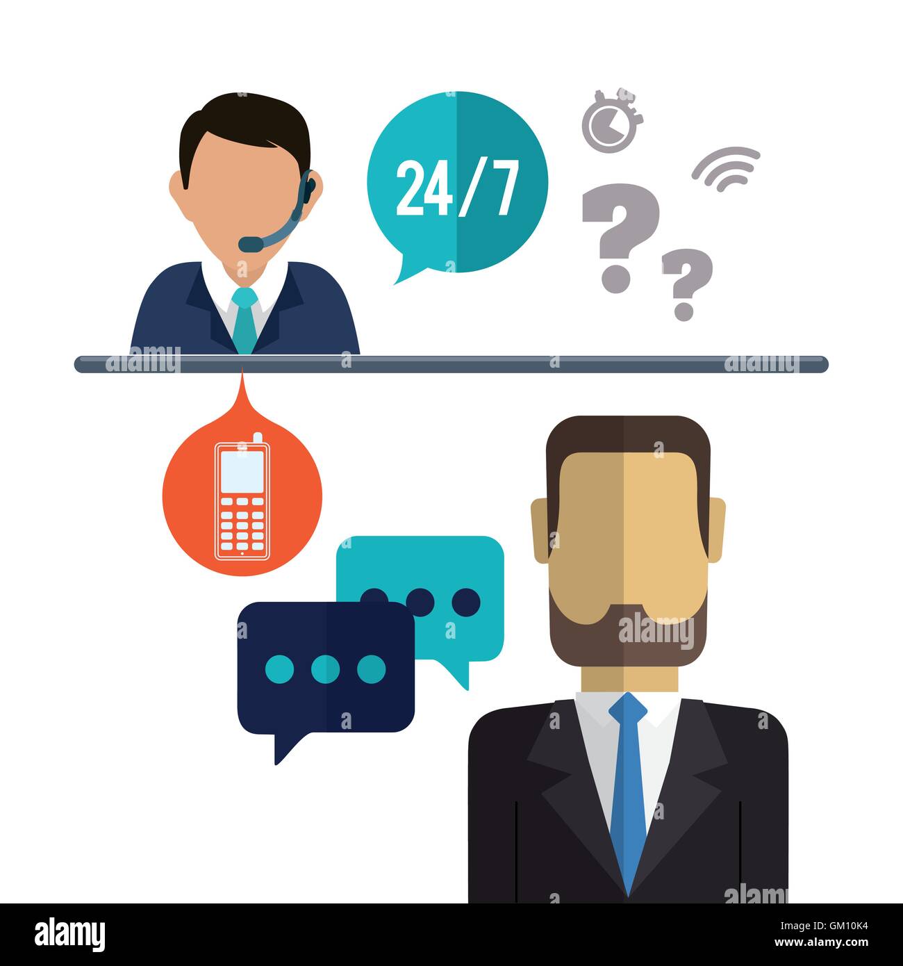 customer service technical service icon set Stock Vector Image & Art ...