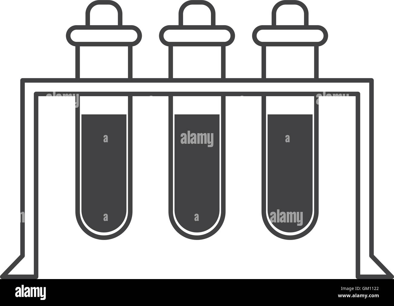 tube flask laboratory design Stock Vector Image & Art - Alamy