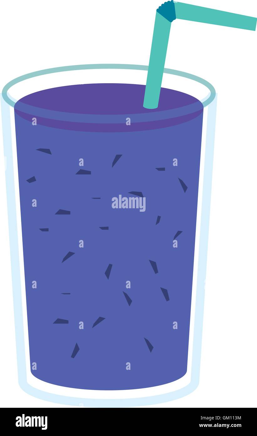 juice glass drinking straw design Stock Vector Image & Art - Alamy