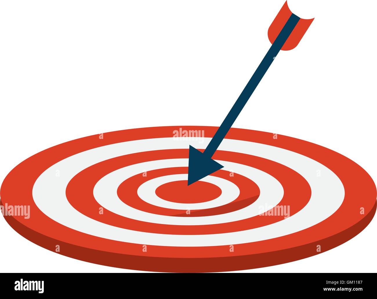arrow target solution design Stock Vector Image & Art - Alamy