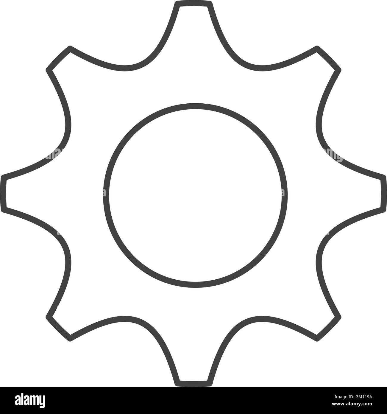 gear cog machine part design Stock Vector Image & Art - Alamy