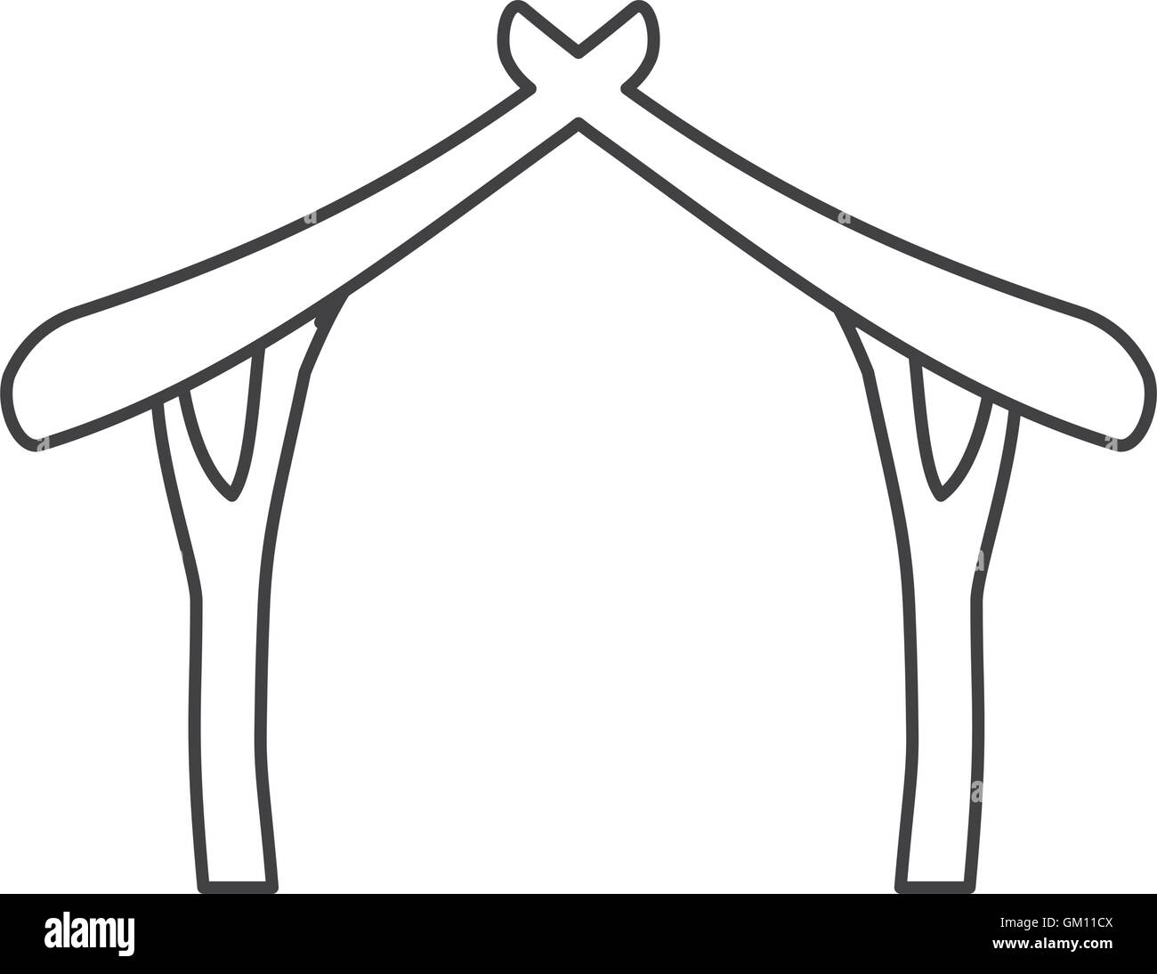 house wood holy family design Stock Vector Image & Art - Alamy