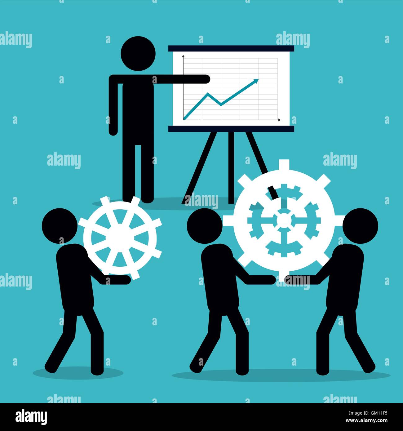 teamwork support design Stock Vector Image & Art - Alamy