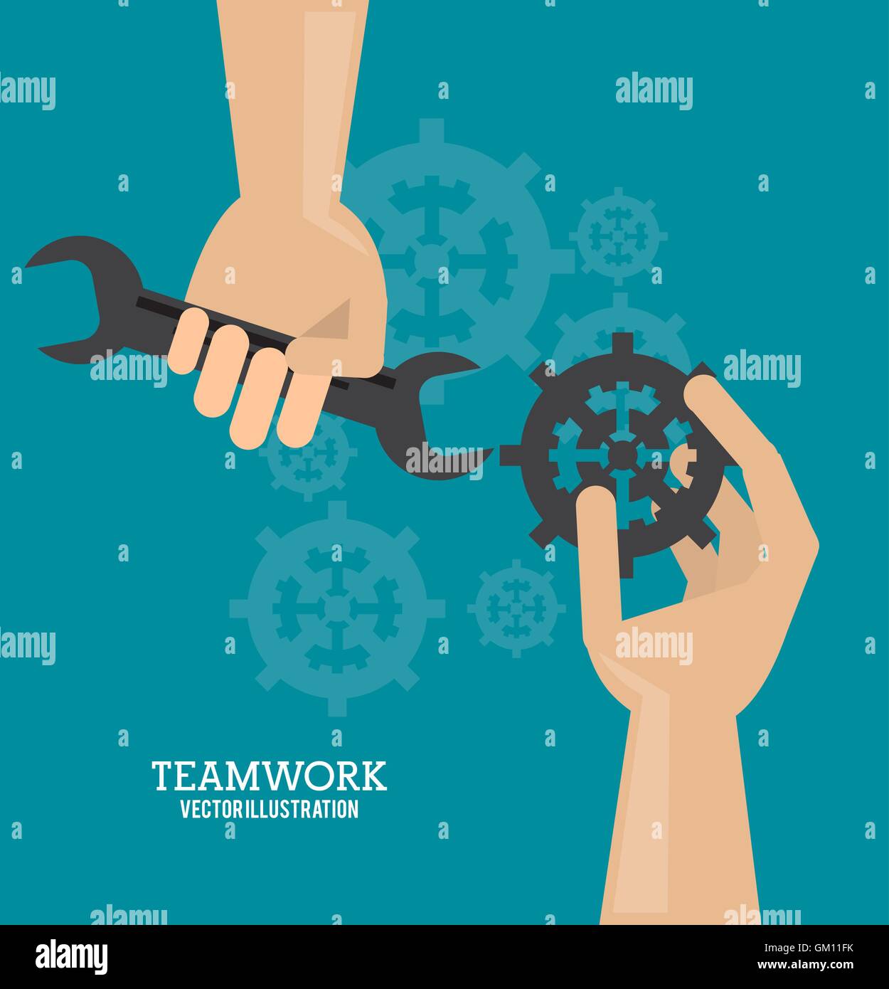 teamwork support design Stock Vector Image & Art - Alamy