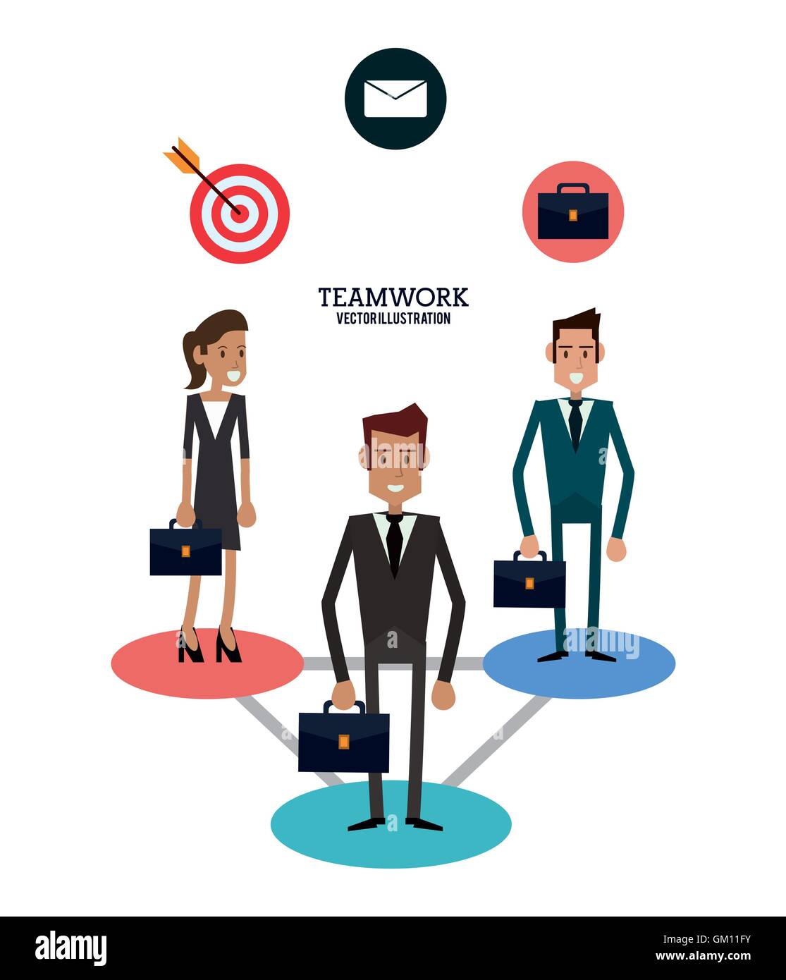 teamwork support design Stock Vector Image & Art - Alamy