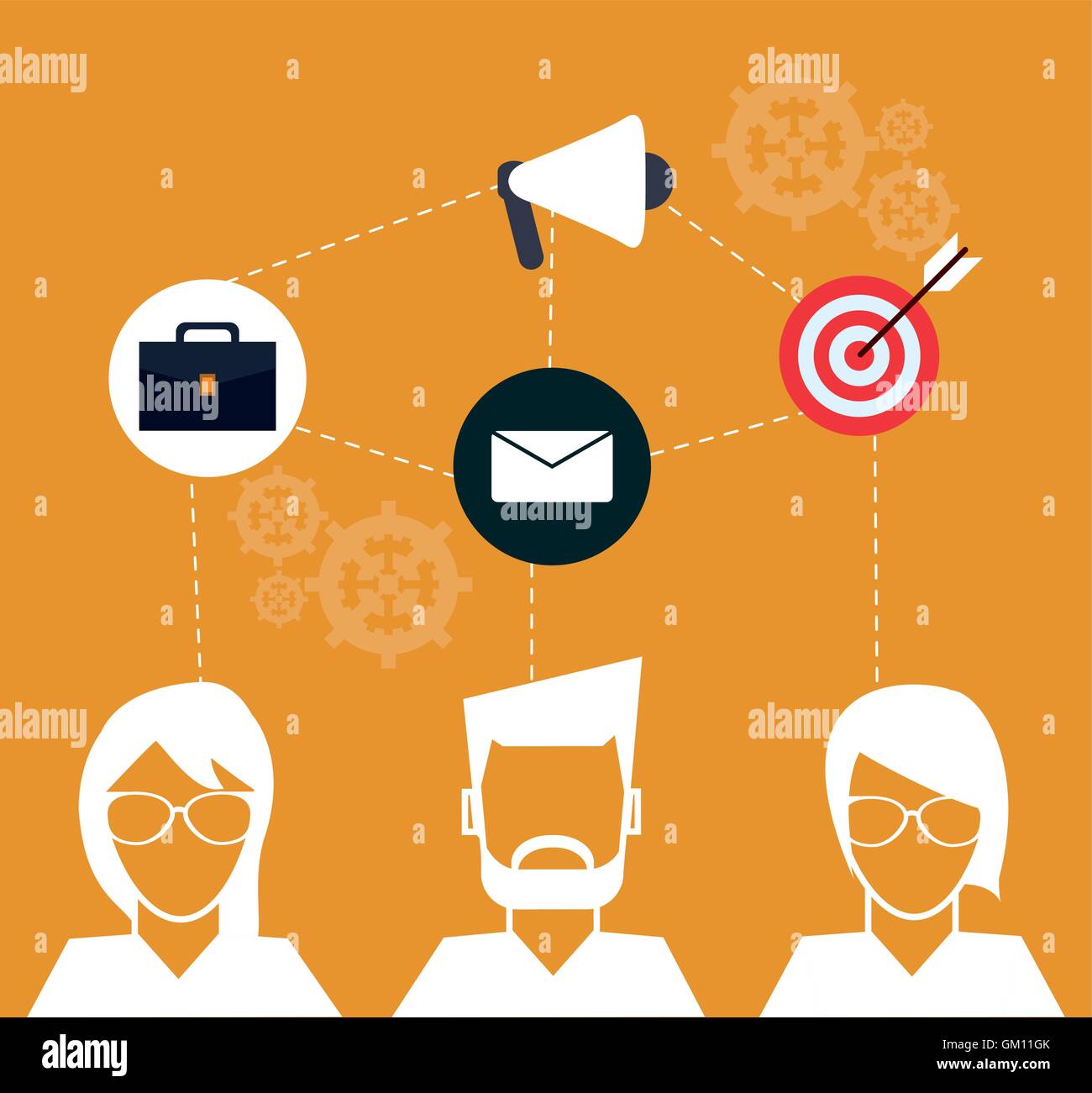 teamwork support design Stock Vector Image & Art - Alamy