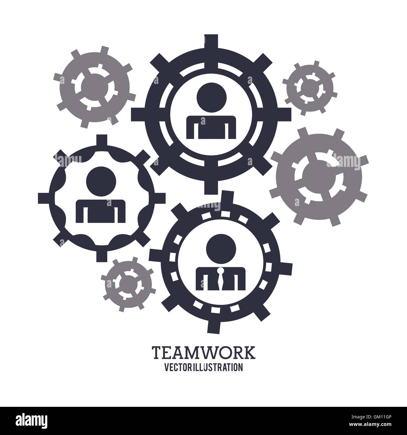 teamwork support design Stock Vector Image & Art - Alamy