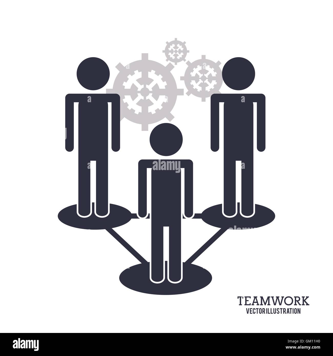 teamwork support design Stock Vector Image & Art - Alamy