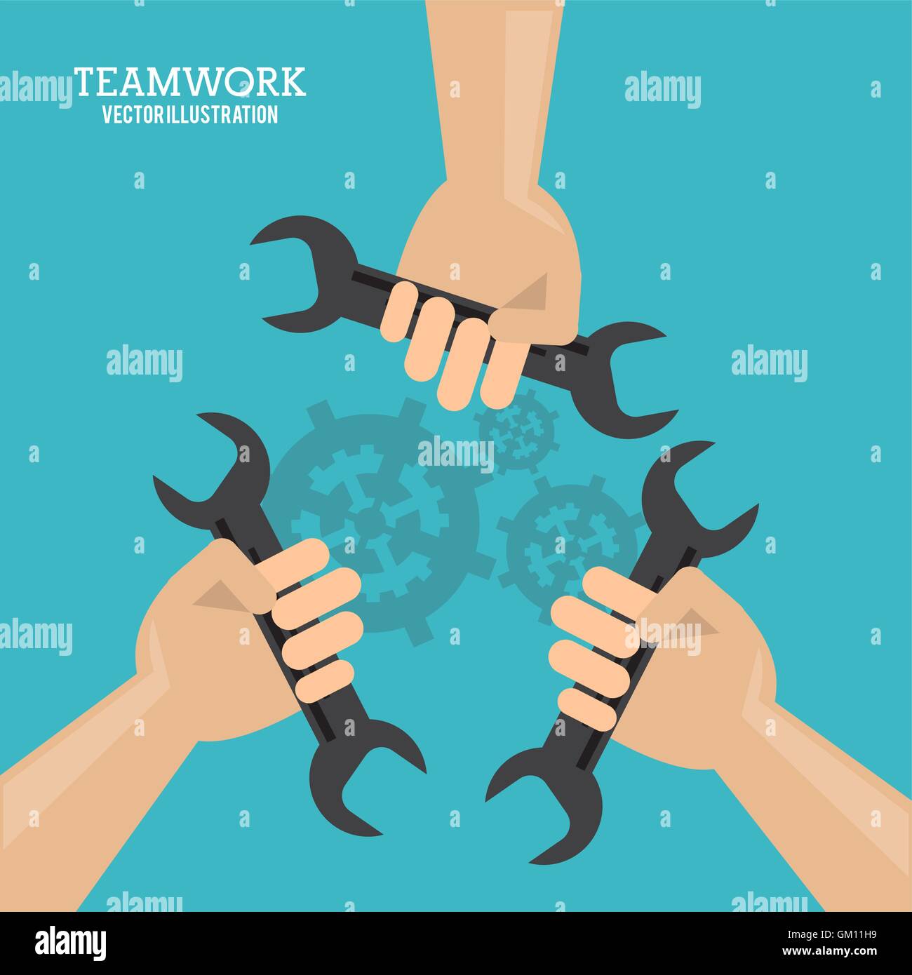teamwork support design Stock Vector Image & Art - Alamy