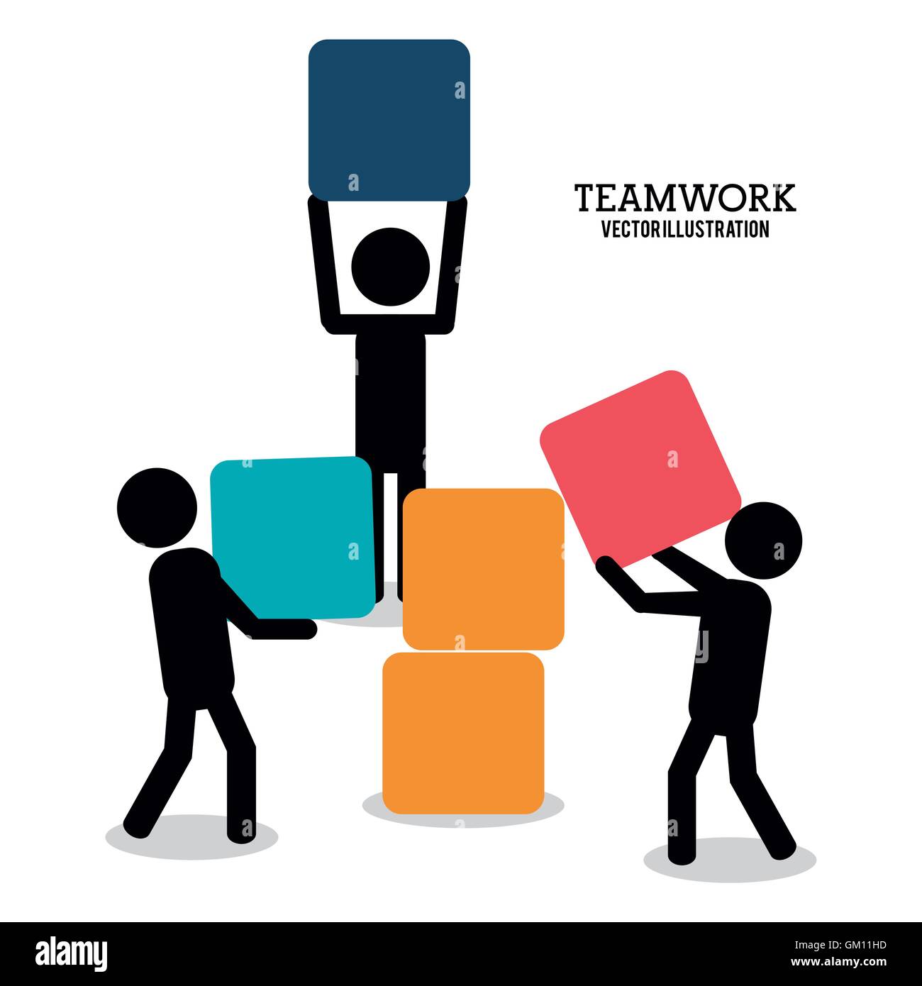 pictogram teamwork support design Stock Vector Image & Art - Alamy