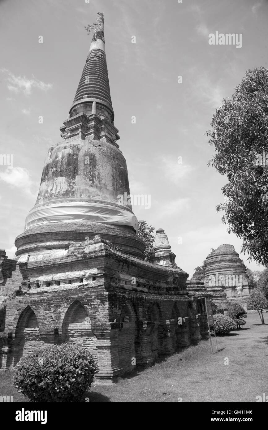 The old Siam capital city of Ayuttaya, Thailand Stock Photo - Alamy