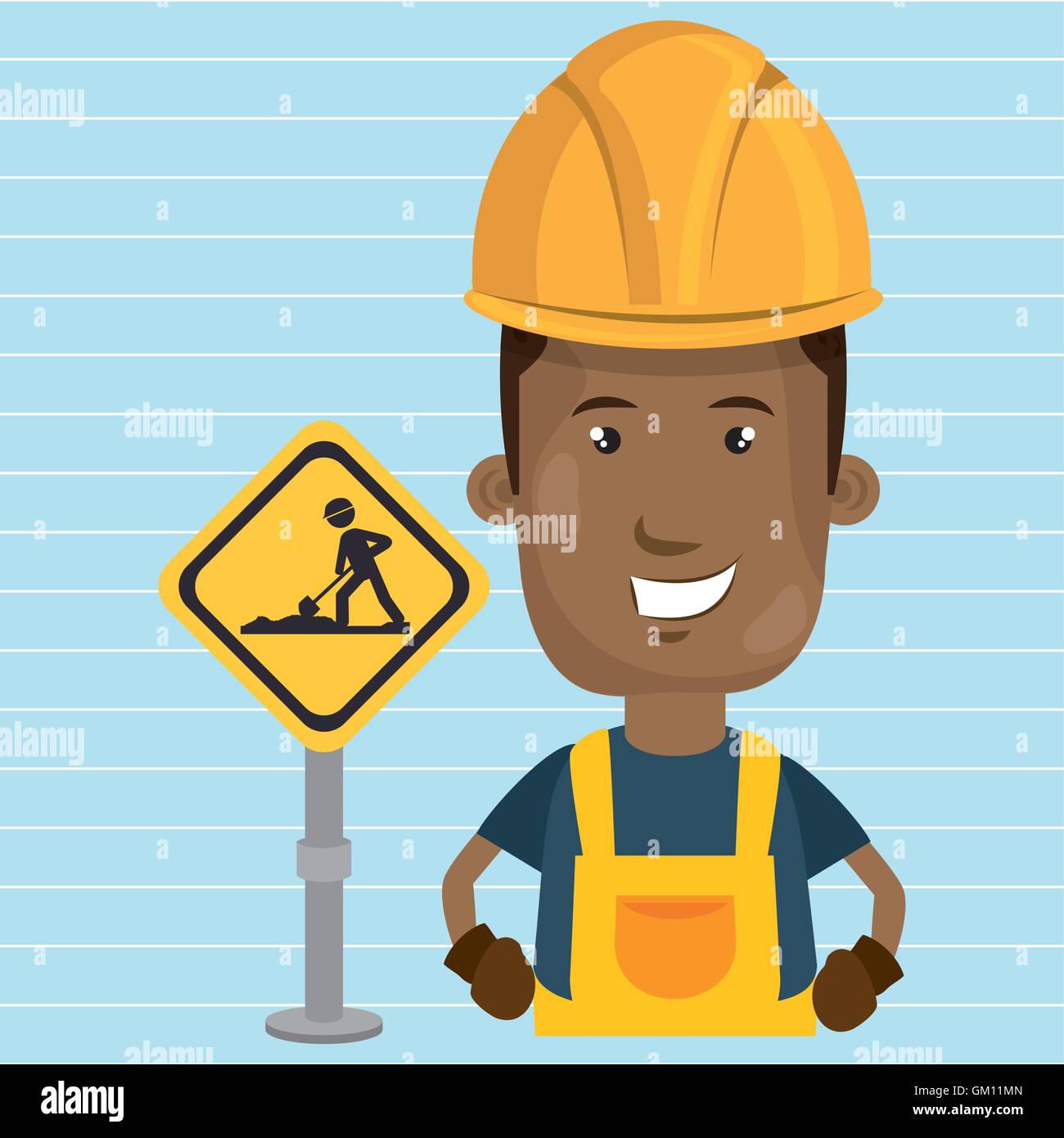 Construction working ethnic Stock Vector Images - Alamy