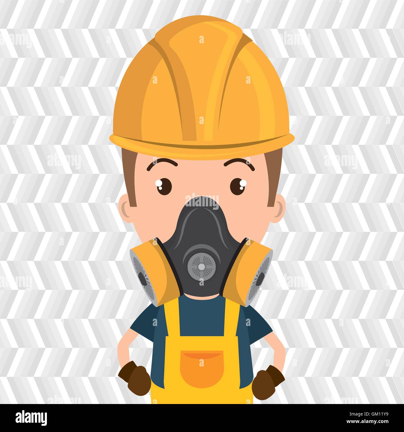 man worker mask gas Stock Vector Image & Art - Alamy